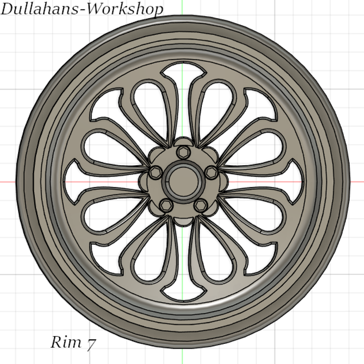 3D Printable Rim pack 24 by Dullahans_Workshop