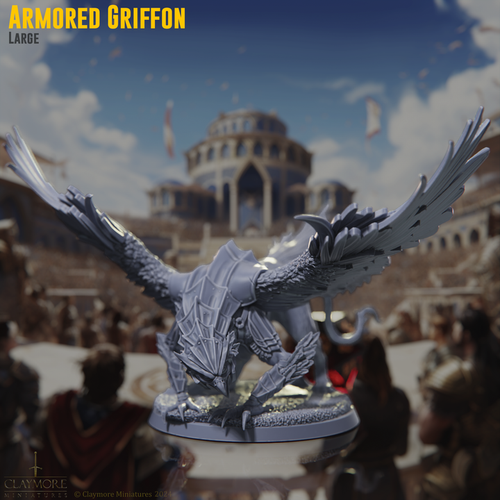 3D Printable Champion of the Griffon Knights (NO RIDER) by Claymore ...