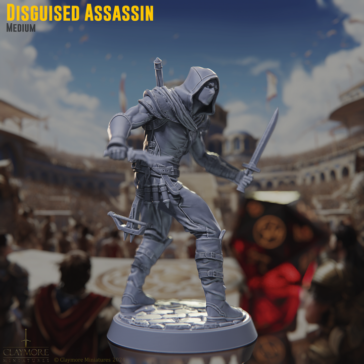 3D Printable Disguised Assassin by Claymore Miniatures
