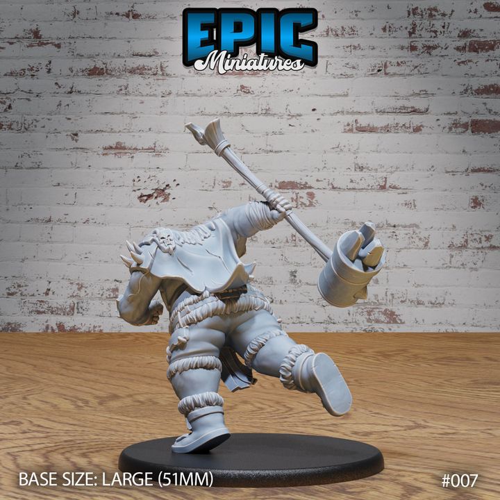 3D Printable Hill Giant Juggernaut Run / Barbarian Warrior / Humanoid ...