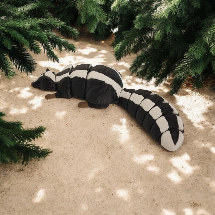 3D Printable Lazy Skunk Flexi (Multicolor 3mf included) by Boby Green ...