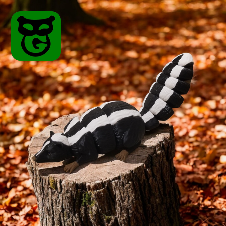 3D Printable Lazy Skunk Flexi (Multicolor 3mf included) by Boby Green ...