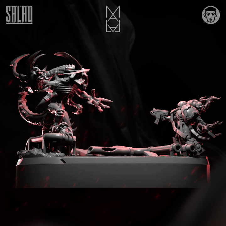 3D Printable HiveLord by Salad Sculptors