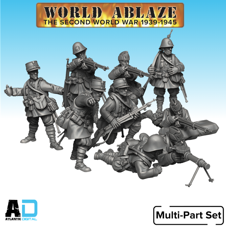 3D Printable Dutch Infantry (Invasion of the Netherlands) by Wargames ...