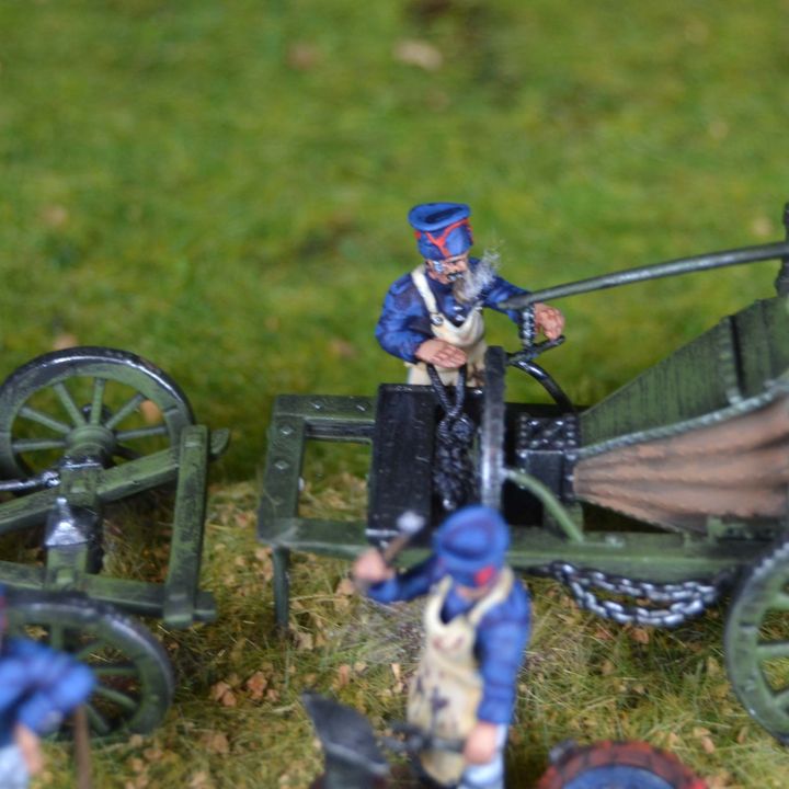 3D Printable Napoleonic French Field Forge by David Vazquez Fernandez
