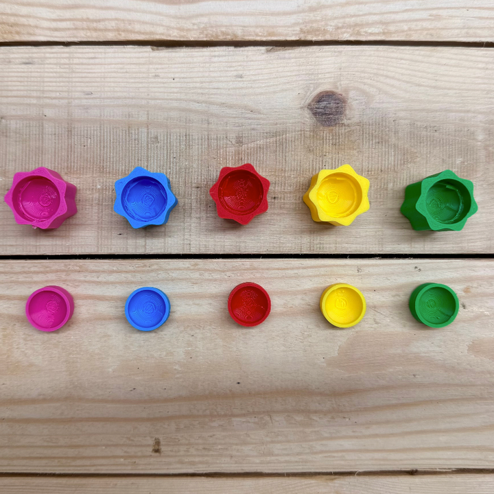 3D Printable Gonggi Game V2 Split Parts by ENIQUE3D