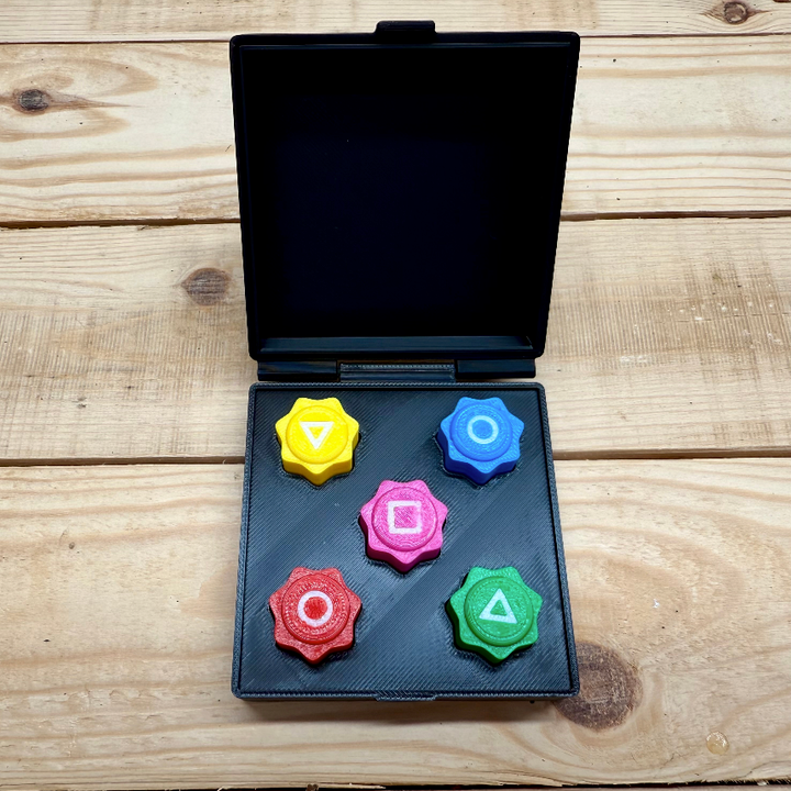 3D Printable Gonggi Game V2 Split Parts by ENIQUE3D