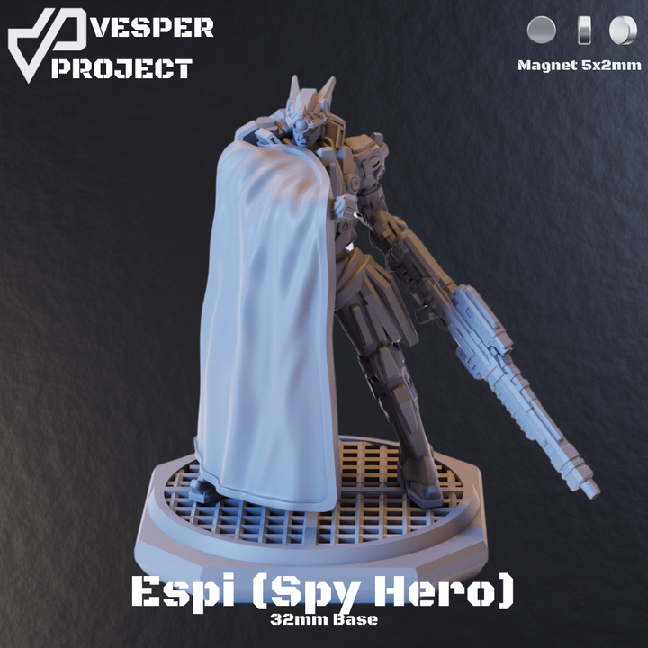 3D Printable Espi (Spy) by Vesper Project