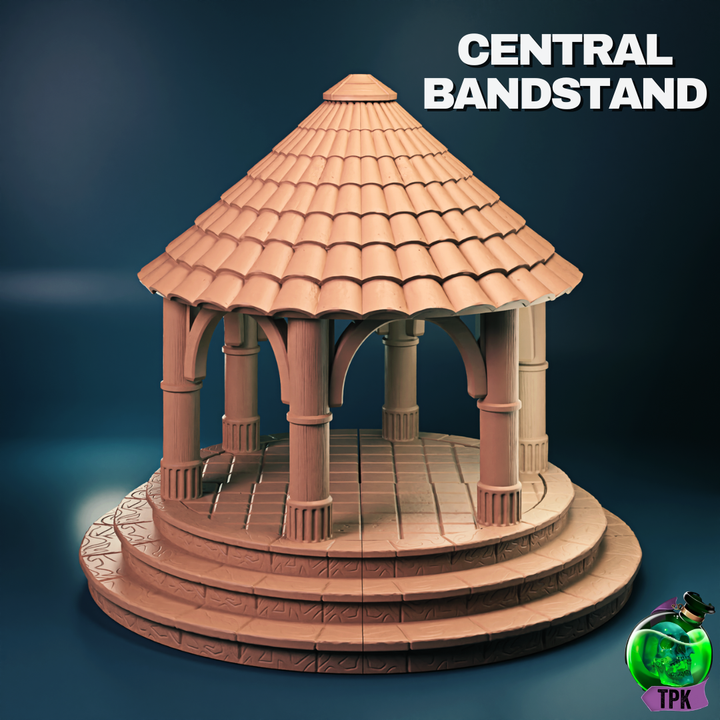 3D Printable Central Bandstand by TPK Lab