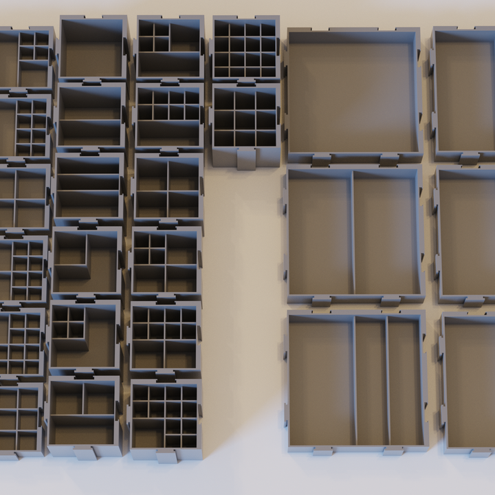 3D Printable Miniature Storage by Vesper Project