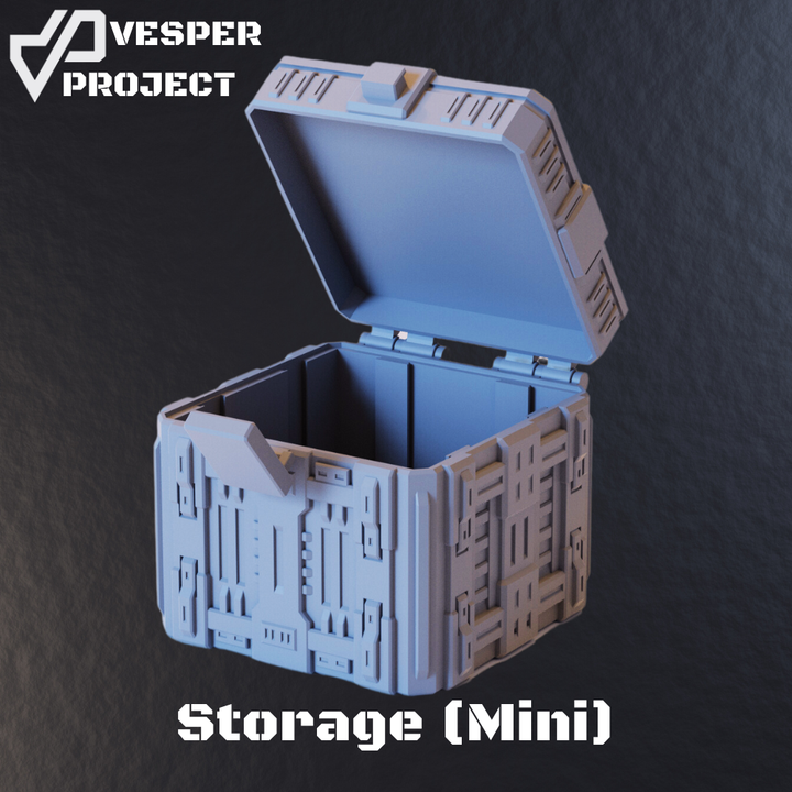 3D Printable Miniature Storage Small by Vesper Project