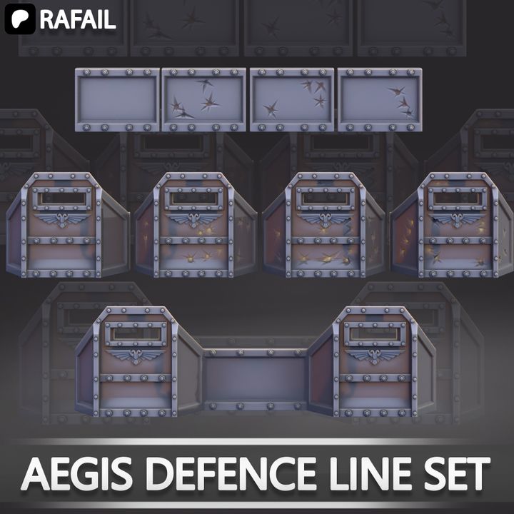 3D Printable Full Defence Line Set by Rafail