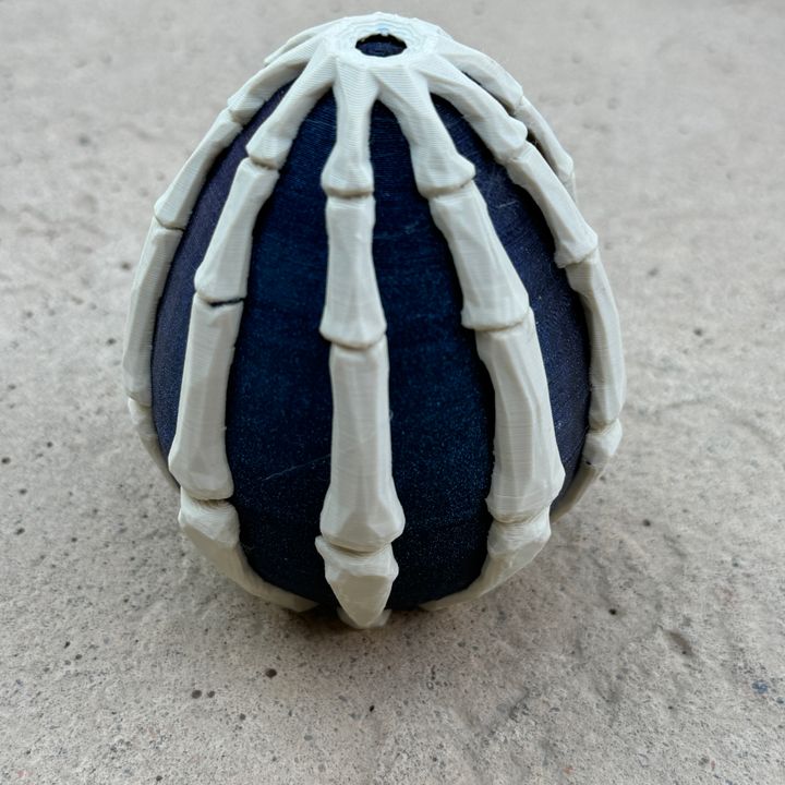 3D Printable Bone Egg by Teal Cat Creative