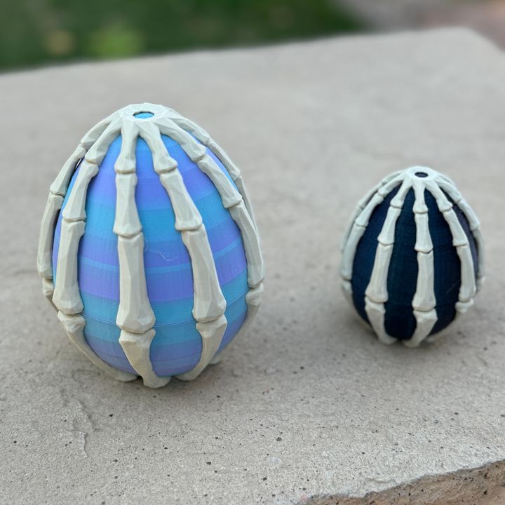 3D Printable Bone Egg by Teal Cat Creative