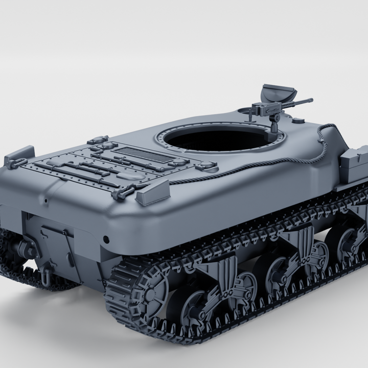 3D Printable Ram Kangaroo Personnel Carrier (Canada, WW2) by Wargame3d