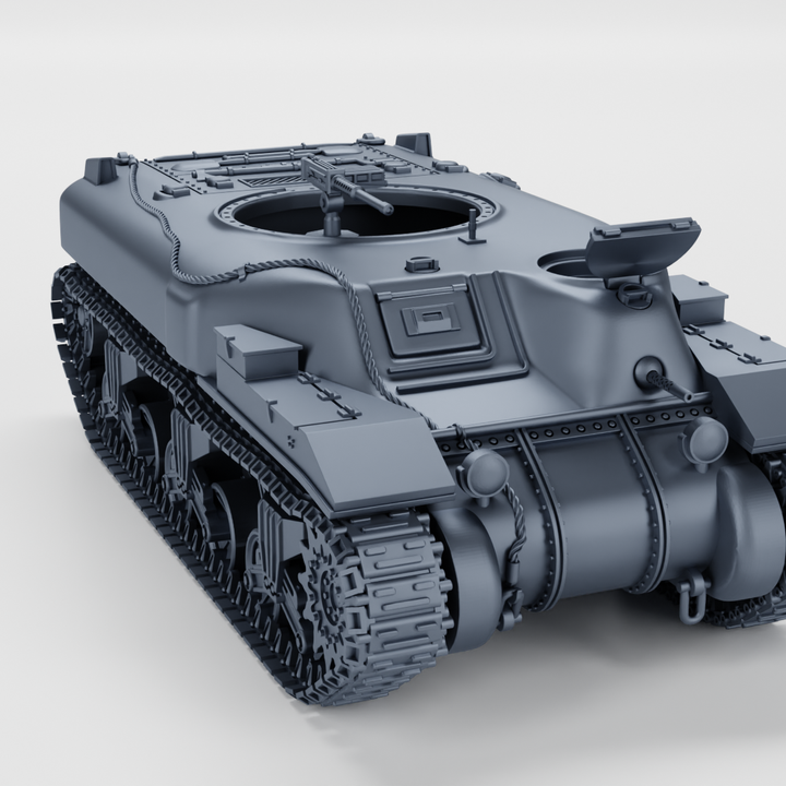 3D Printable Ram Kangaroo Personnel Carrier (Canada, WW2) by Wargame3d