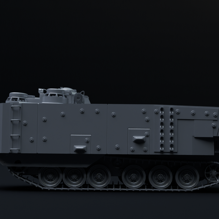 3D Printable USMC AAV SU APC by The Military Industrial Complex