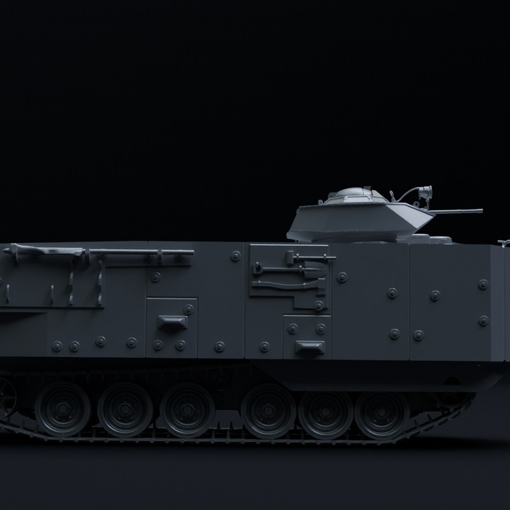 3D Printable USMC AAV SU APC by The Military Industrial Complex