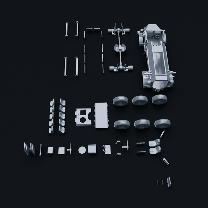 3D Printable SADF Casspir MK II MRAP by The Military Industrial Complex