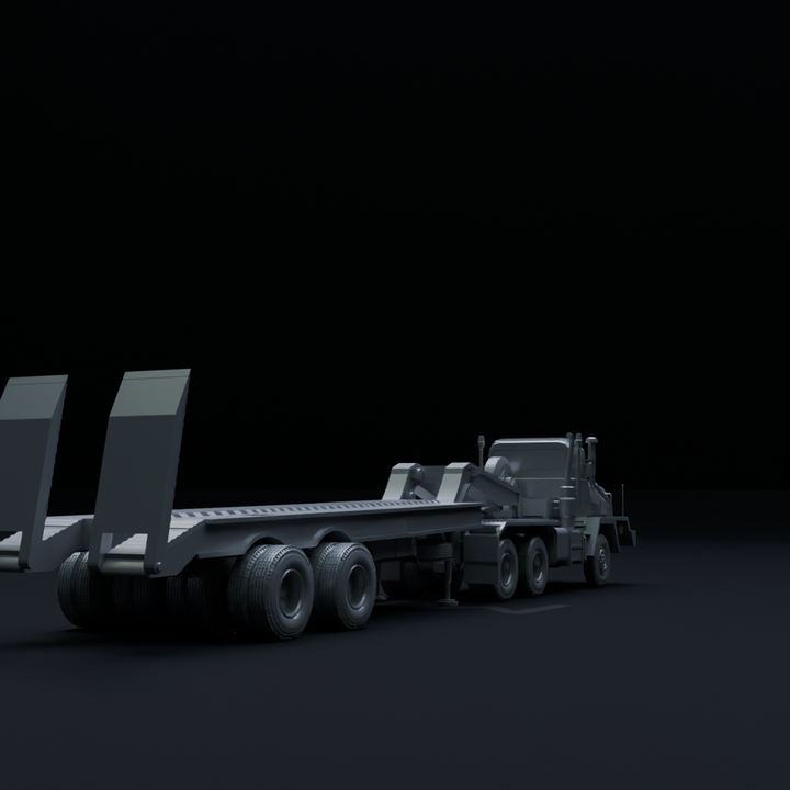 3D Printable Iraqi Faun Herkules Tank Transporter by The Military ...