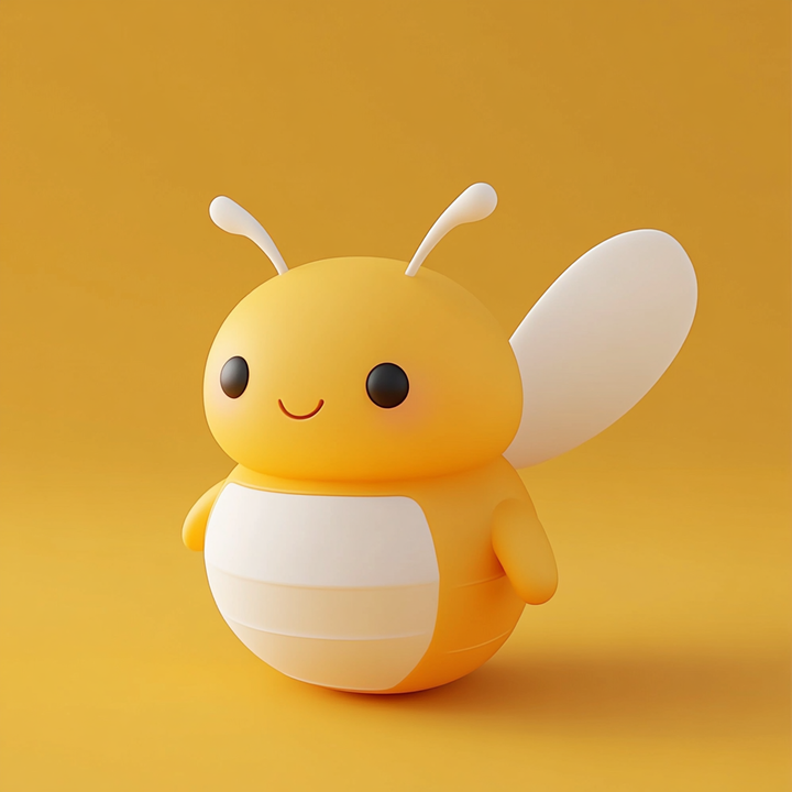 3D Printable Sweet Bee by krzysztof Owczarek