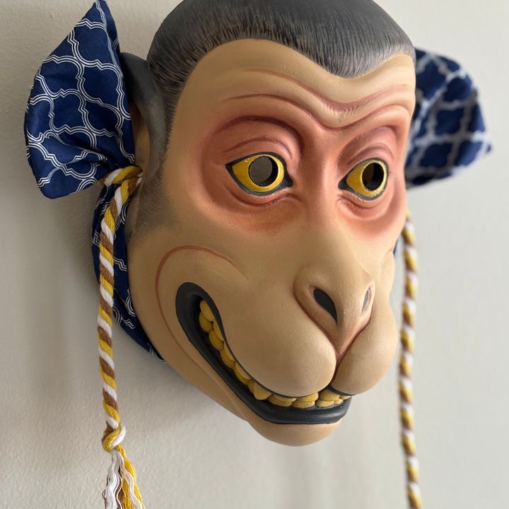 3D Printable Saru Japanese mask by Golden Kaeru