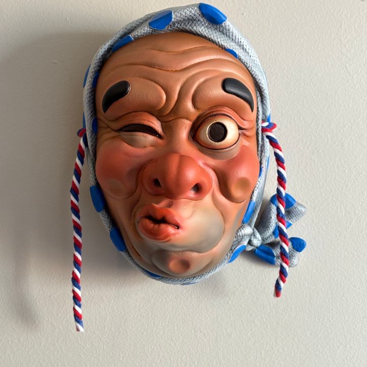 3D Printable Hyottoko Japanese mask by Golden Kaeru