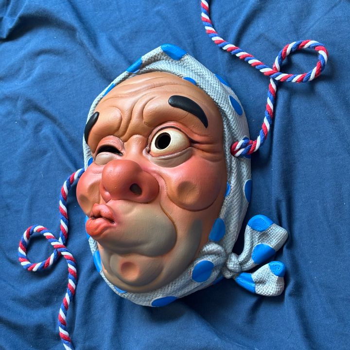 3D Printable Hyottoko Japanese mask by Golden Kaeru