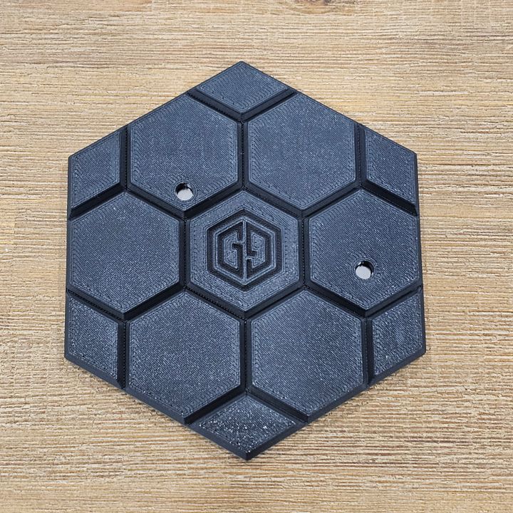 3D Printable Modular Hex Tiles - BYO Texture by Griffin Designs