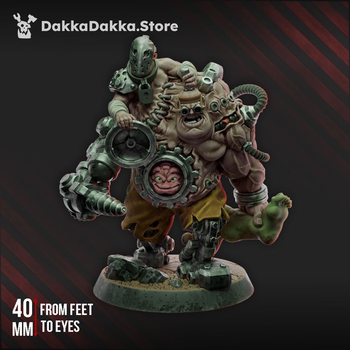 3D Printable Grimwald, The Fused Twin by dakkadakka.store