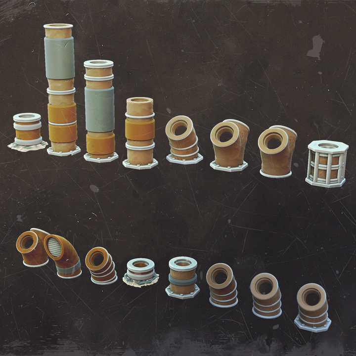 3D Printable Modular Pipeline by Multiverse