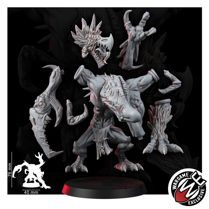 3D Printable CHAOS RAZORBEAK by Wargame Exclusive