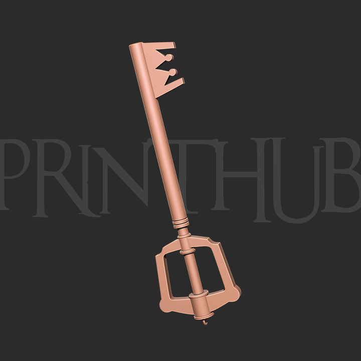 3D Printable Kingdom Hearts Kingdom Key for cosplay by Printhub