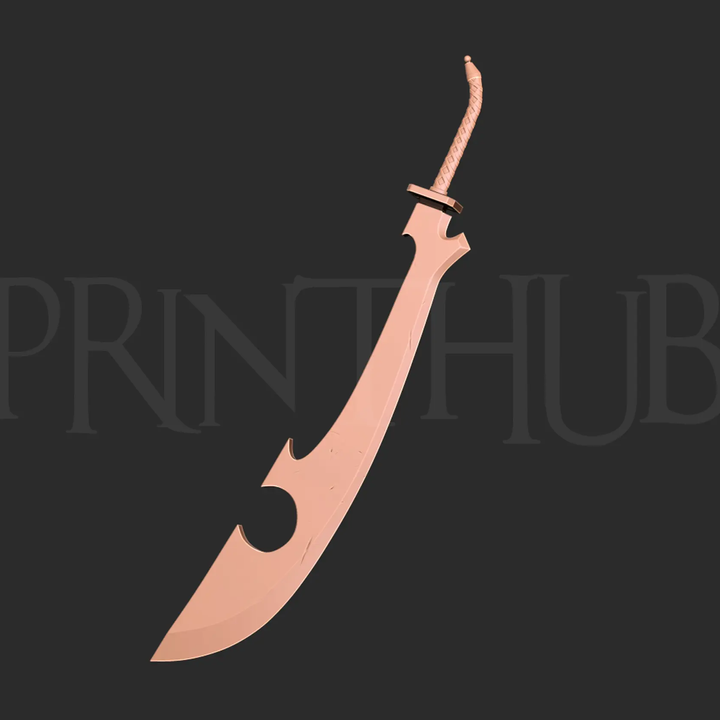 3D Printable Shunsui Kyoraku's sword for Cosplay by Printhub