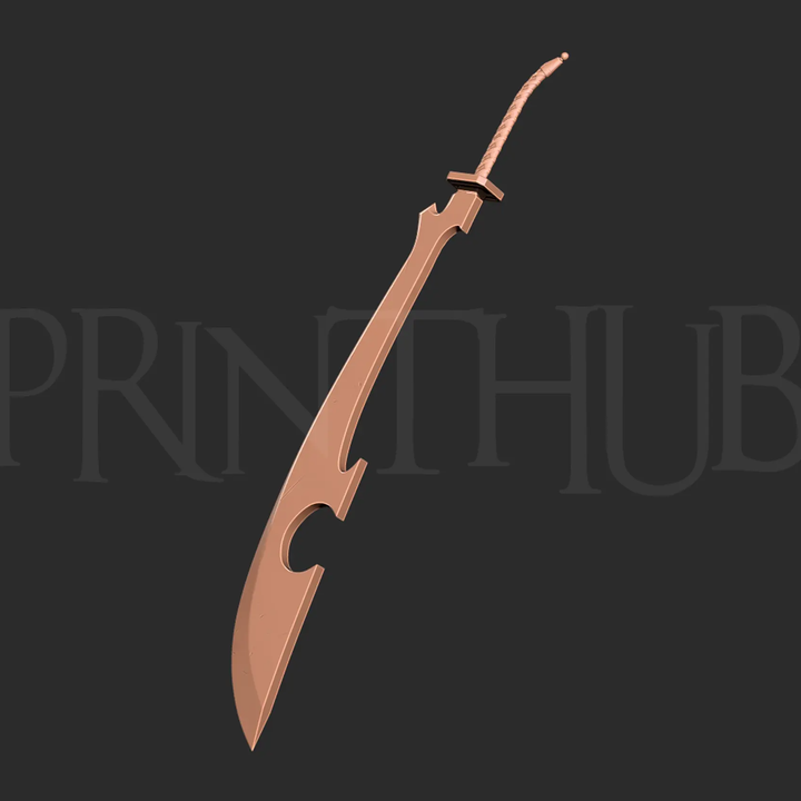 3D Printable Shunsui Kyoraku's sword for Cosplay by Printhub