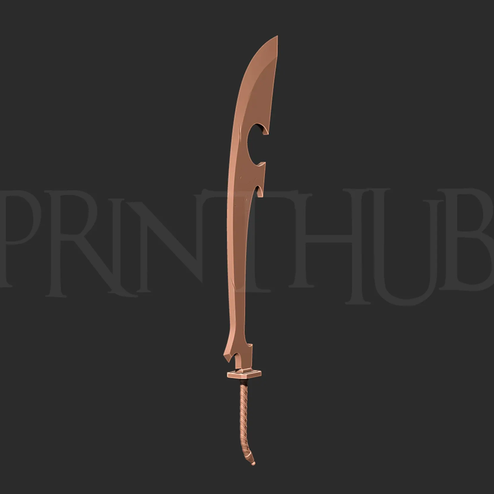 3D Printable Shunsui Kyoraku's sword for Cosplay by Printhub