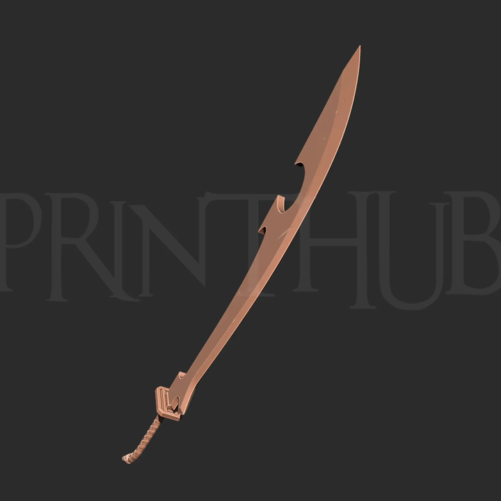3D Printable Shunsui Kyoraku's sword for Cosplay by Printhub