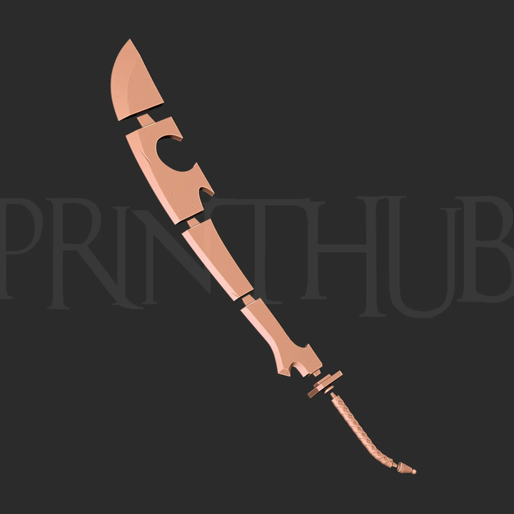 3D Printable Shunsui Kyoraku's sword for Cosplay by Printhub