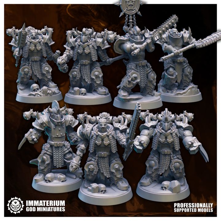 3D Printable Underworld plunderers set (7 poses) by Immaterium God ...