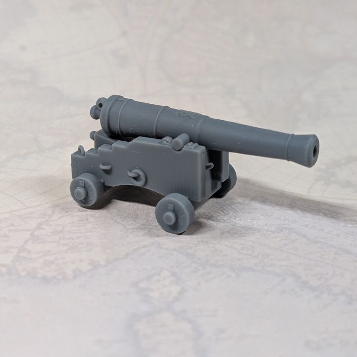 3D Printable Cannon- British Napoleonic 32 Pounder by Eddie Harris
