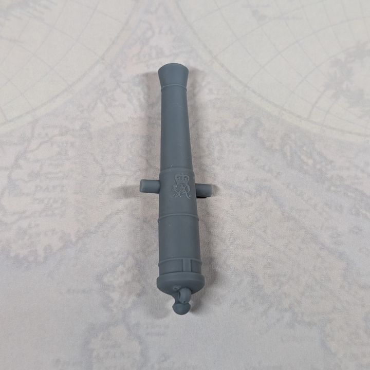 3D Printable Cannon- British Napoleonic 32 Pounder by Eddie Harris