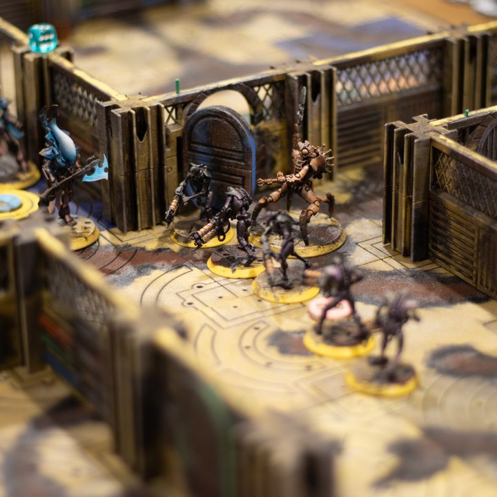 3D Printable Modular Wall Set - Ferrous Foundry by Griffin Designs