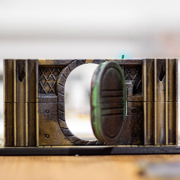 3D Printable Modular Wall Set - Ferrous Foundry by Griffin Designs