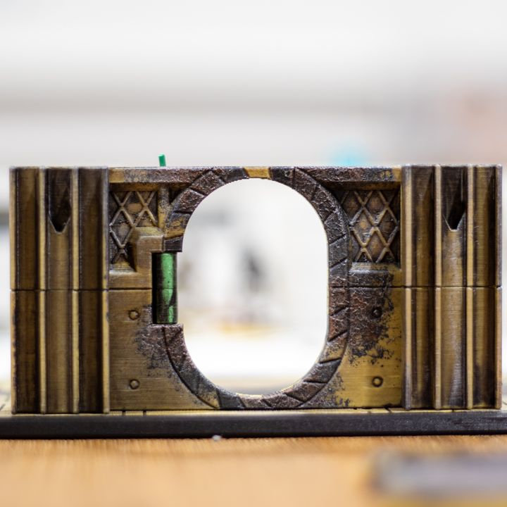 3D Printable Modular Wall Set - Ferrous Foundry by Griffin Designs