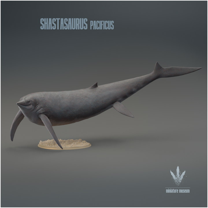 3D Printable Shastasaurus pacificus : Mount Shasta Lizard by Miniature ...