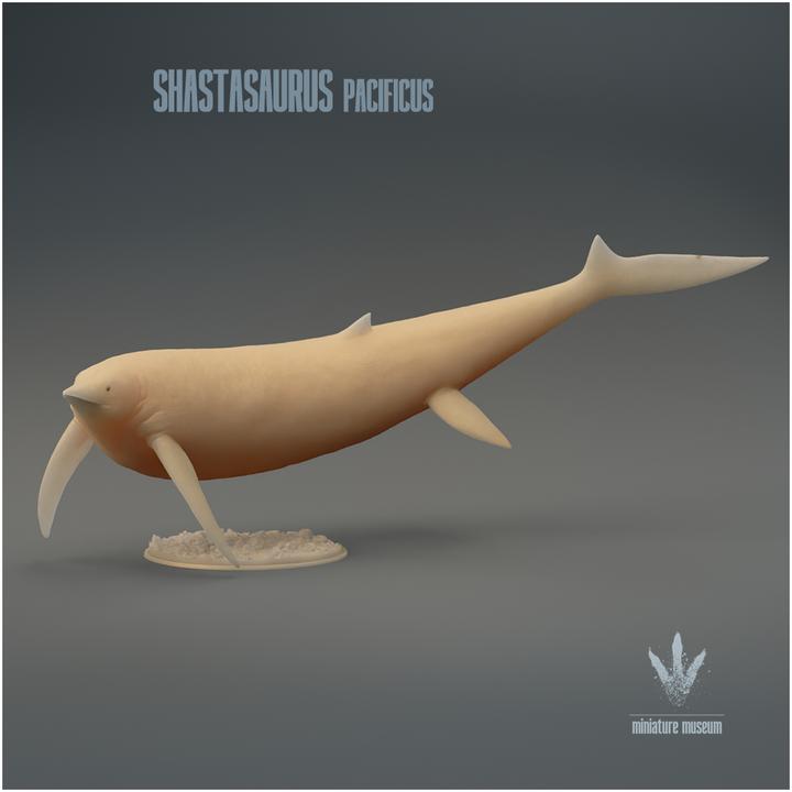 3D Printable Shastasaurus pacificus : Mount Shasta Lizard by Miniature ...