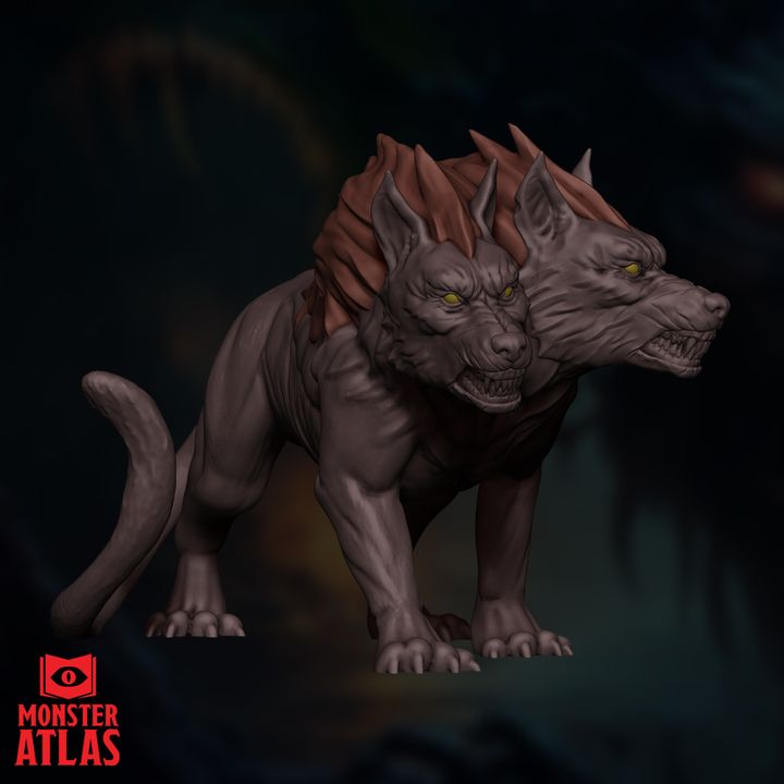 3D Printable Death Dog by Monster Atlas