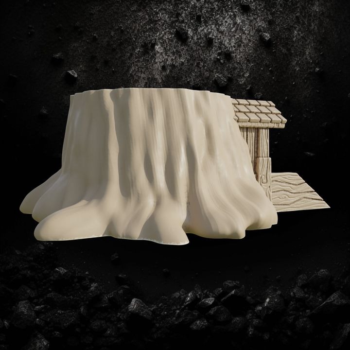 3D Printable Woodland Hermit's Dwelling by Galandir's Pit & Cie