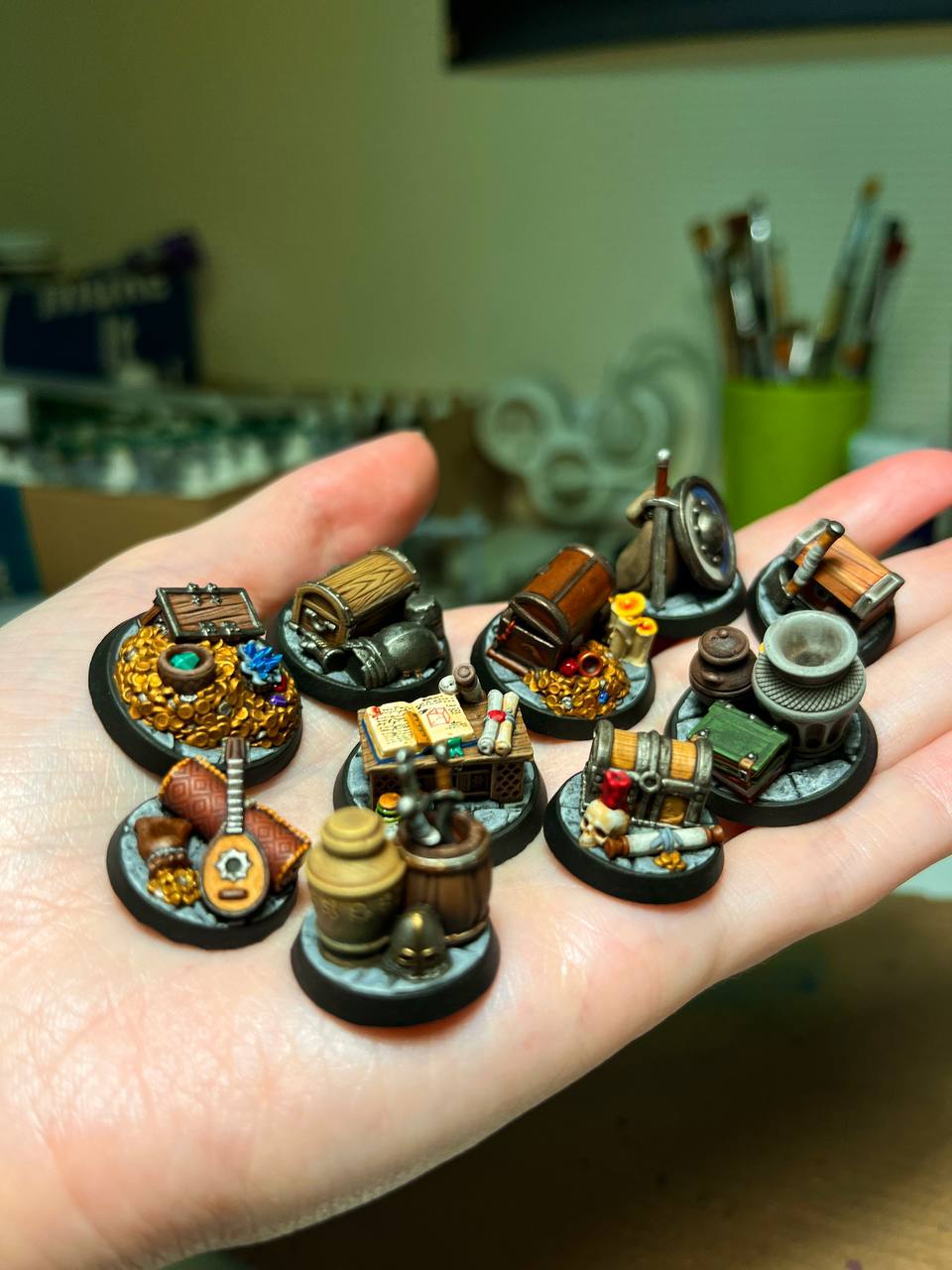 3D Printable Loot Markers by Tiny Furniture