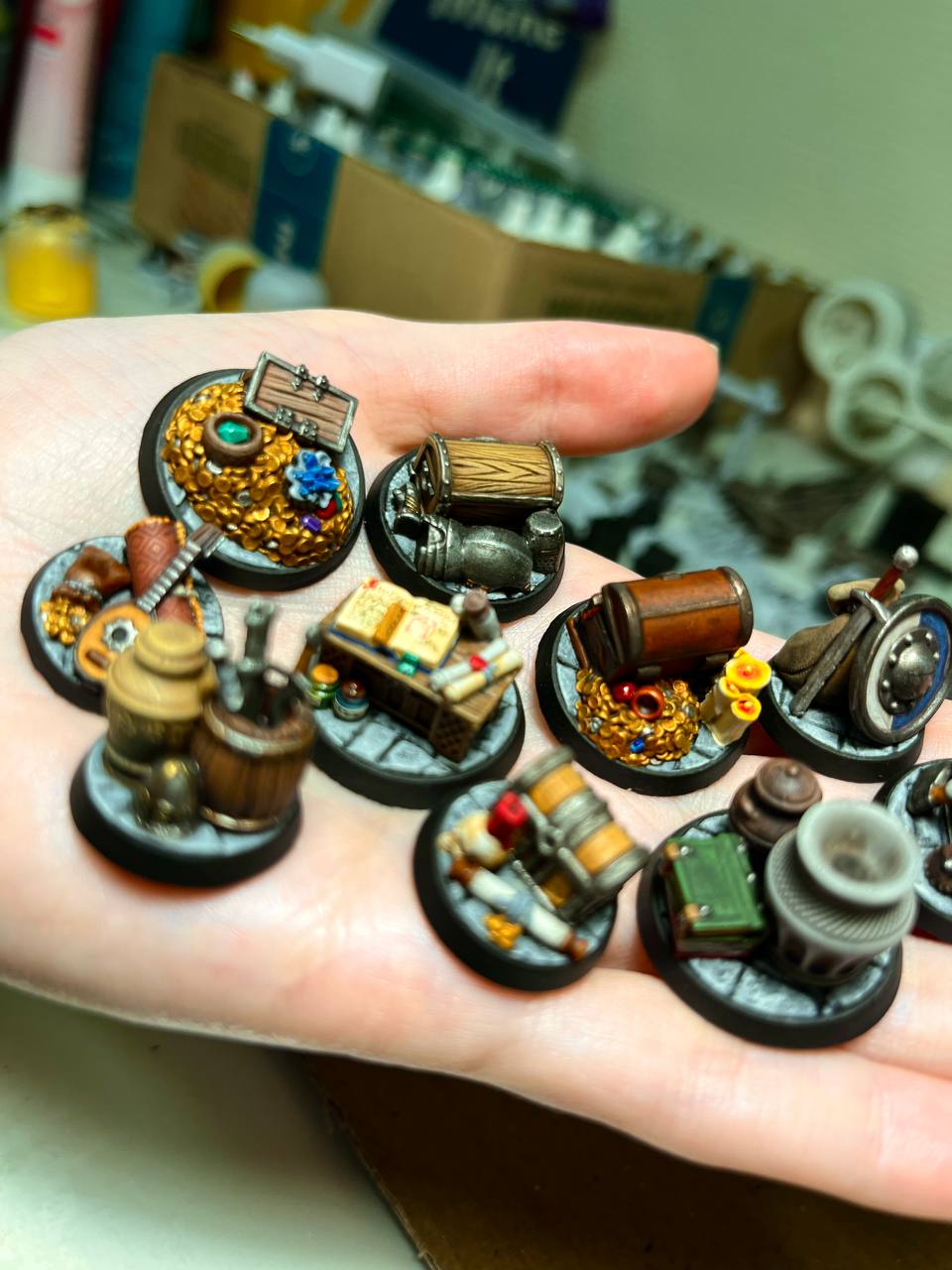 3D Printable Loot Markers by Tiny Furniture